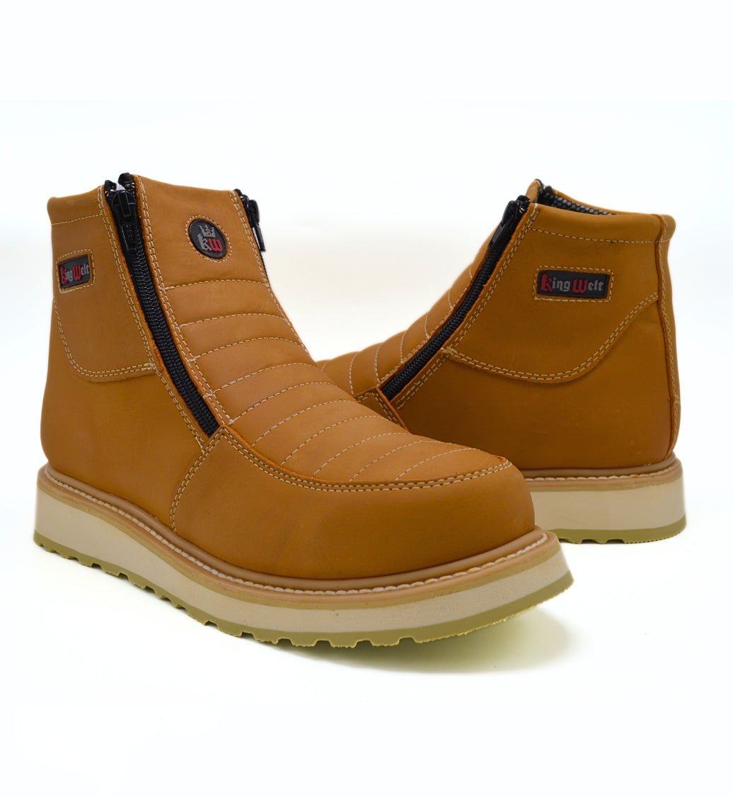 Ultra Flex 6" Habana Double Zipper, Work Boots for Men - Soft Toe, Ful ...