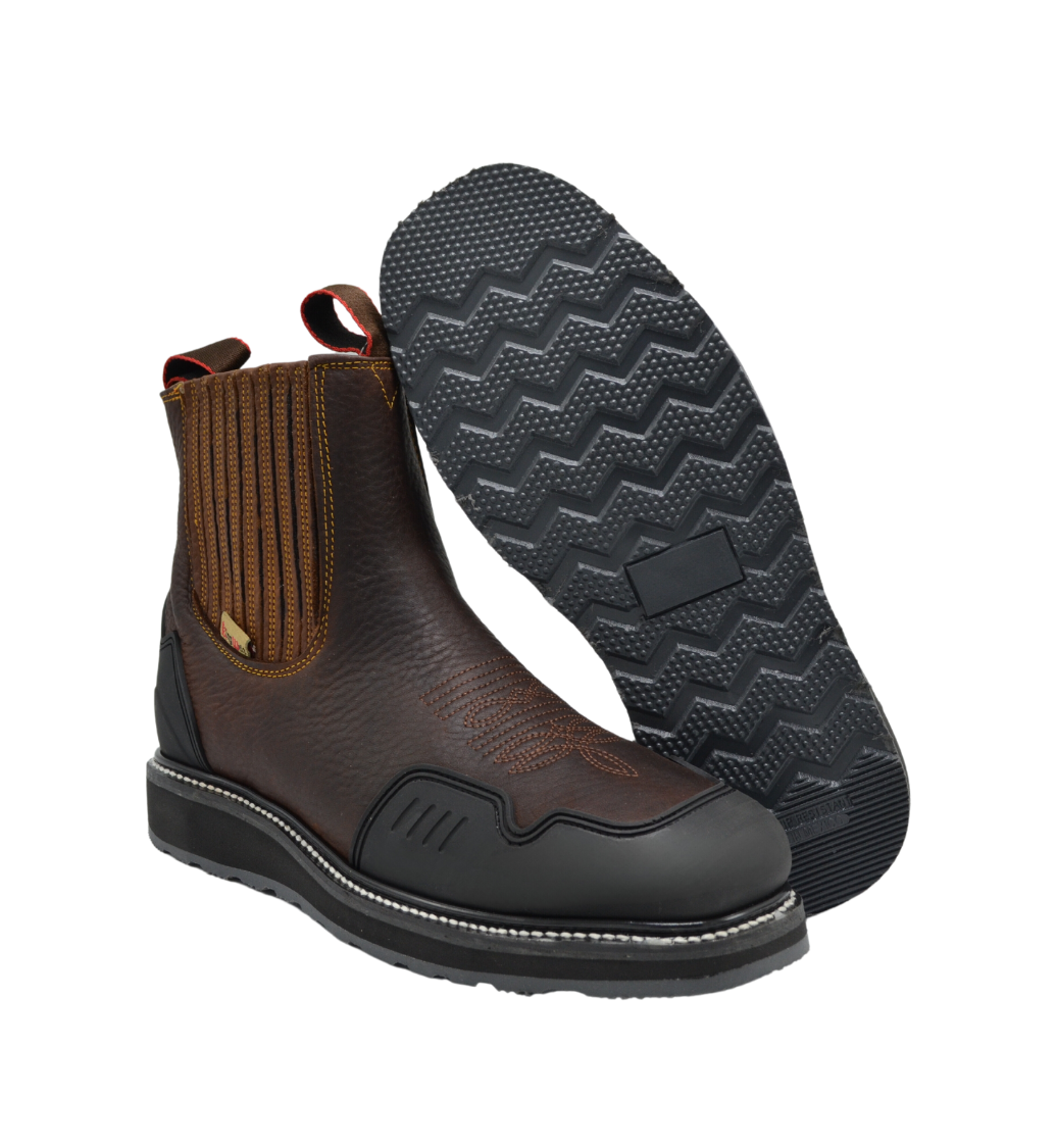 Ultra Flex 6" Guarded Master Steel Toe Double Density Work Boots Brown ...